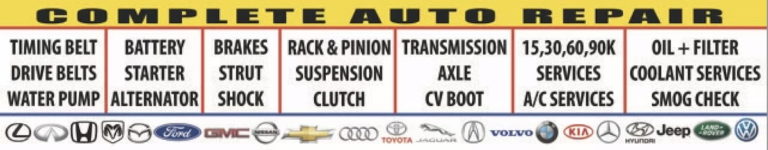 Auto Repair Irvine - Auto Check Center - 51 Auto Center Dr (949)716-1200